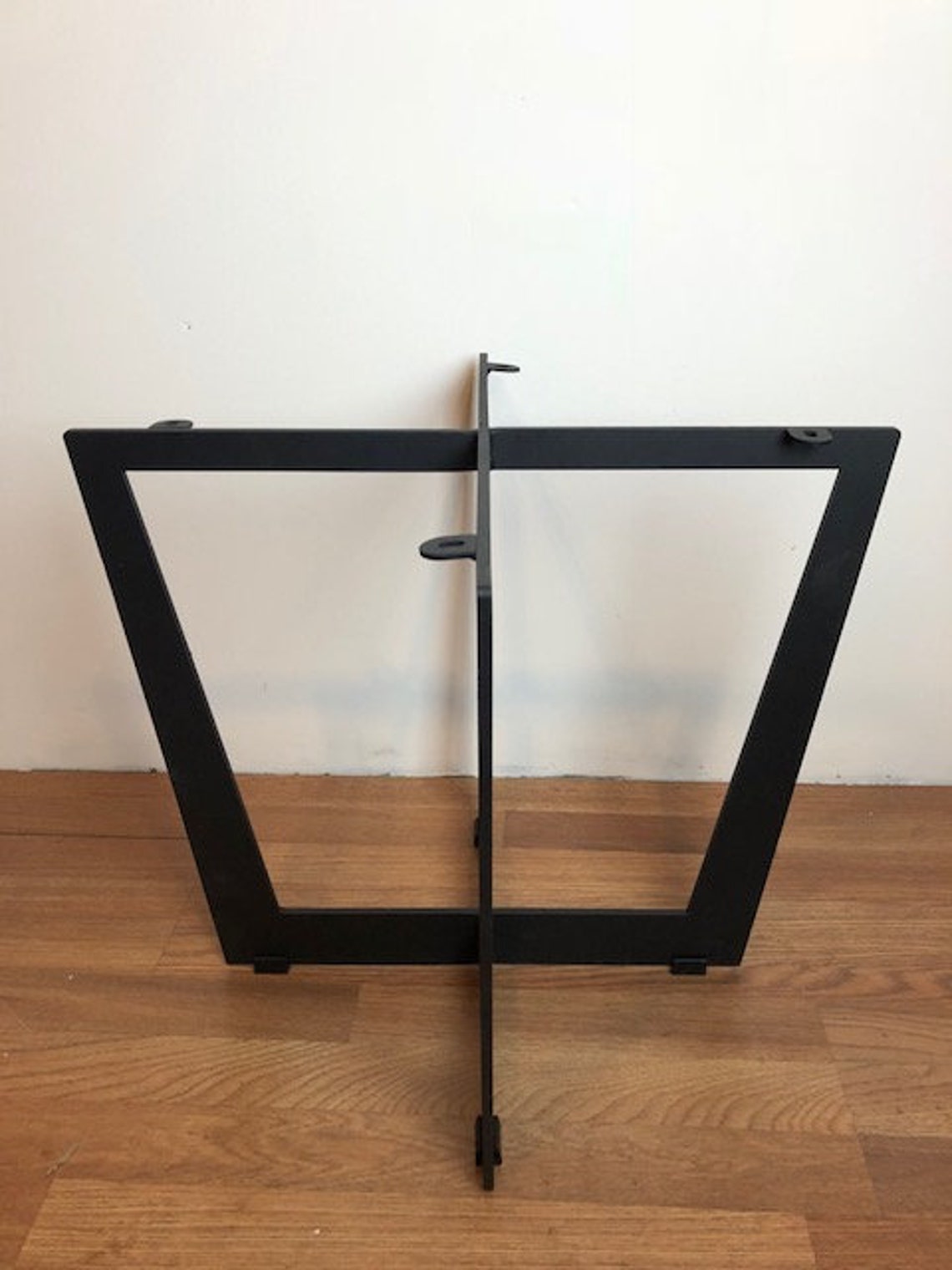 Side Table End Table Metal Base Black for Wood Table Top . Modern ...