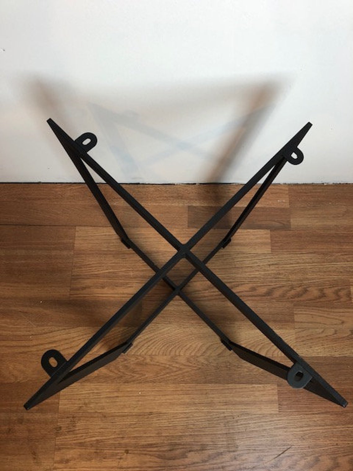 Side Table End Table Metal Base Black for Wood Table Top . Modern ...