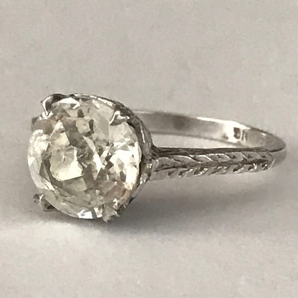 Faceted Stone Ring - Etsy