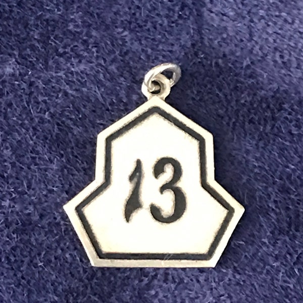 Lucky 13 Charm - Etsy