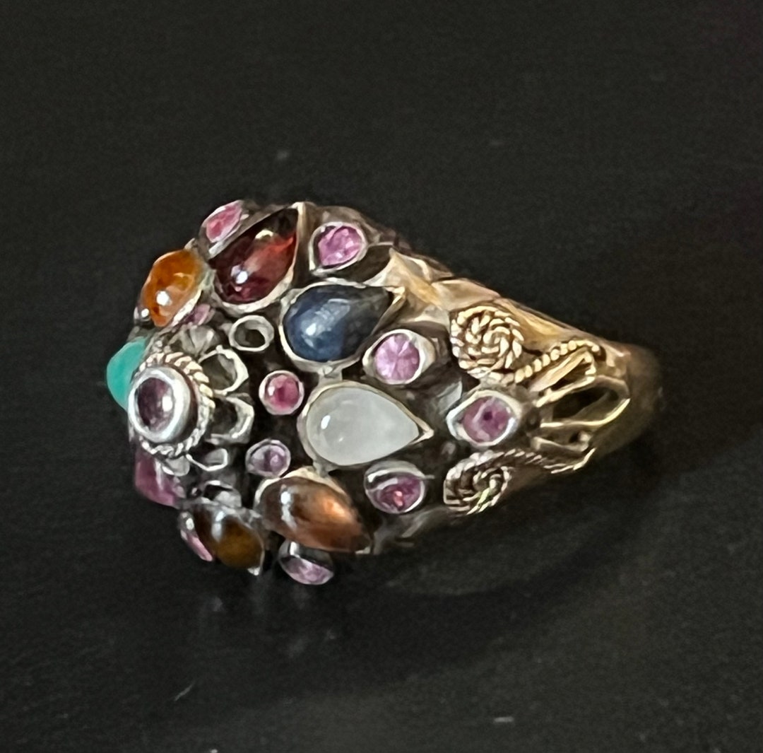 Vintage 14K Gold Thai Princess Ring, Sold as Is - Etsy