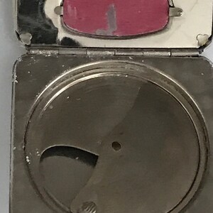 Vintage Art Deco Evans Compact Case With Multicolor Floral Enamel and ...