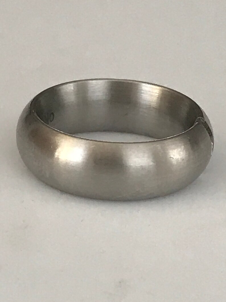 Sleek Stainless Steel Tension Ring With Diamond - Etsy