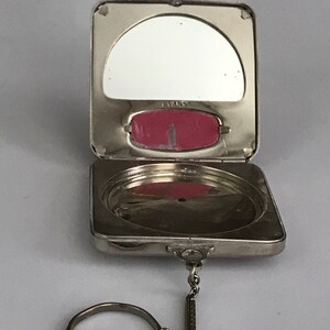 Vintage Art Deco Evans Compact Case With Multicolor Floral Enamel and ...