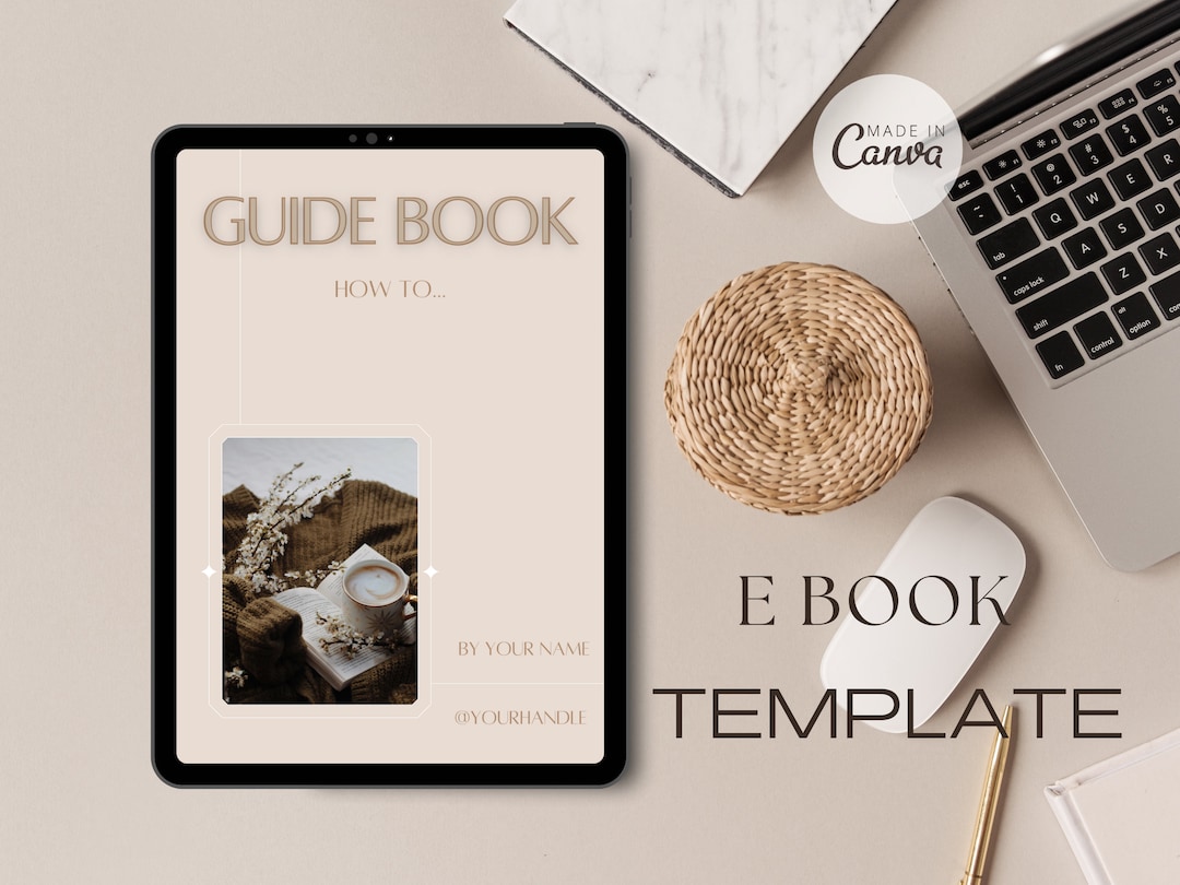 Beige E-book Guide Template/ Workbook Template/brochures Template ...