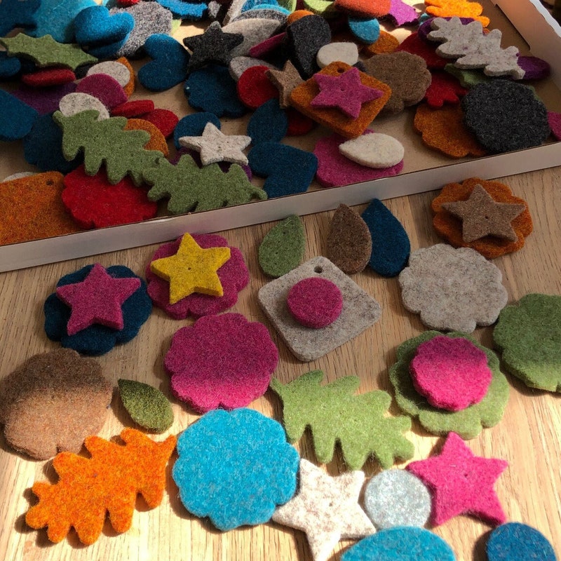 Felt Shapes - Etsy