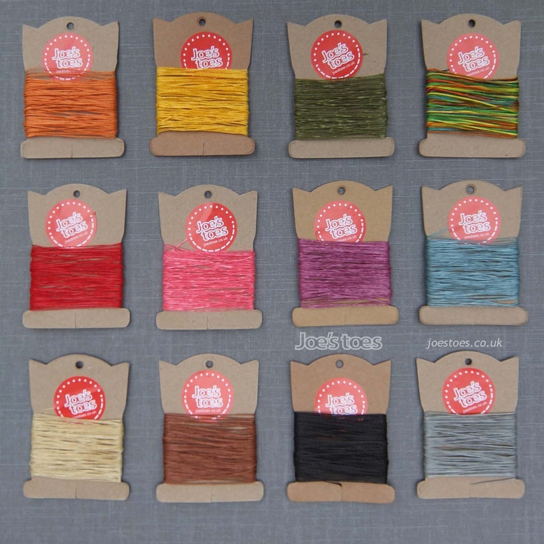 Extra Strong Waxed Thread Ideal for Hand-sewing Leather - 11 Yards ...