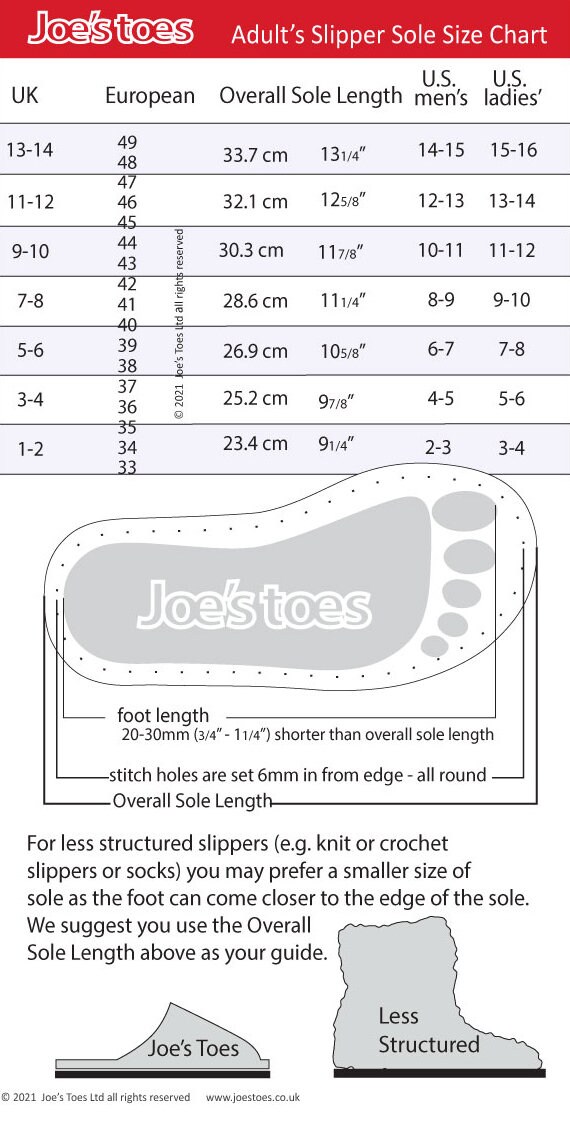 Wool Felt Slipper Soles: US Sizes, Punch Holes for Stitching Made in ...