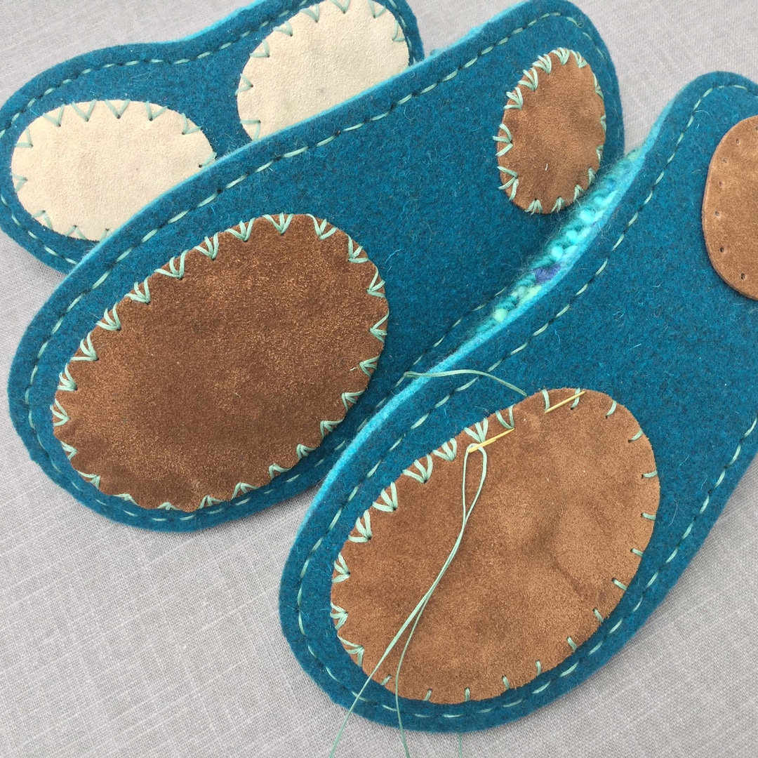 Suede Leather Patches: Elbow, Knee, Slipper Grip Pads - Etsy