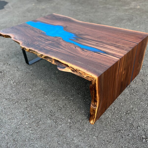 Live Edge River Table - Etsy