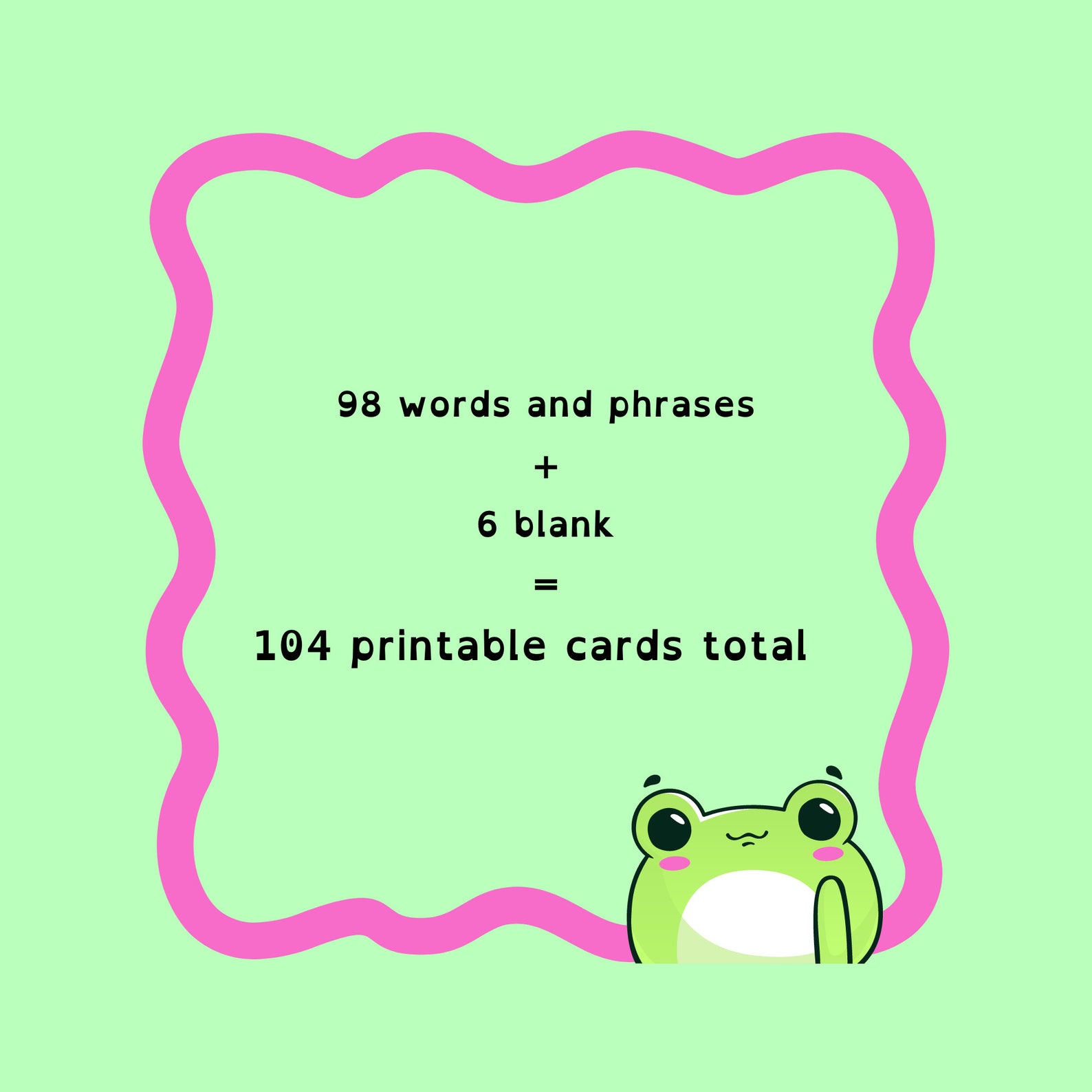 Printable Frog Basic Communcation Cards for Adults - Etsy