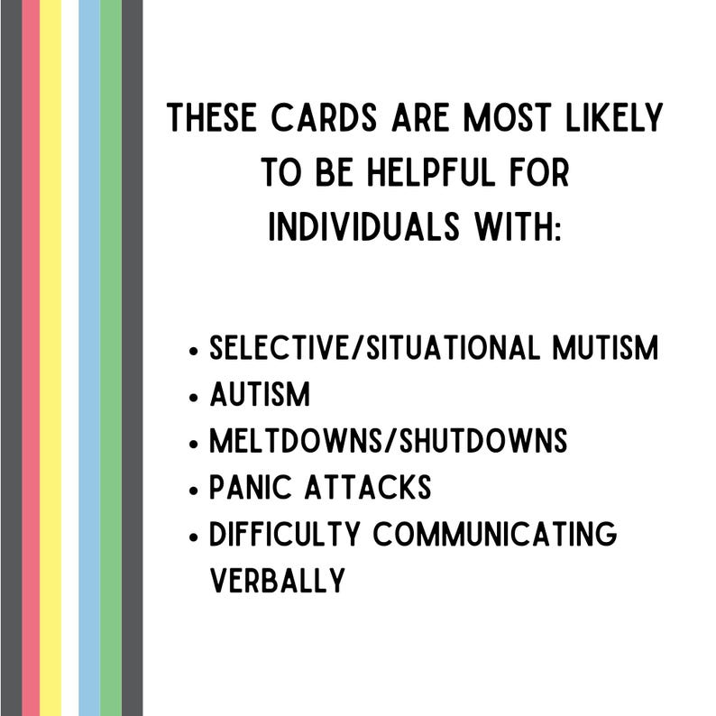 Disability Pride Printable Basic Communication Cards (expanded) - Etsy
