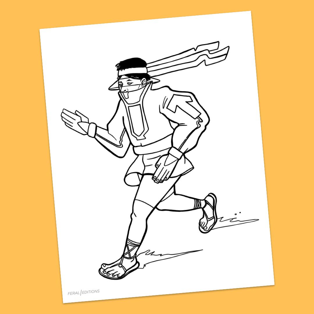 Heroes Del Pueblo Printable Coloring Book | Digital Download | Cultural ...