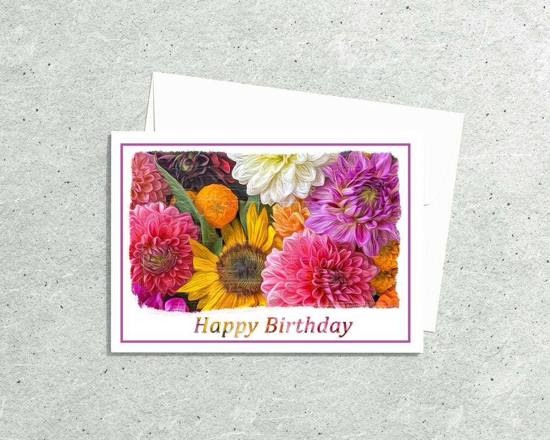 Happy Birthday Cards Note Cards Handmade With Envelopes - Etsy