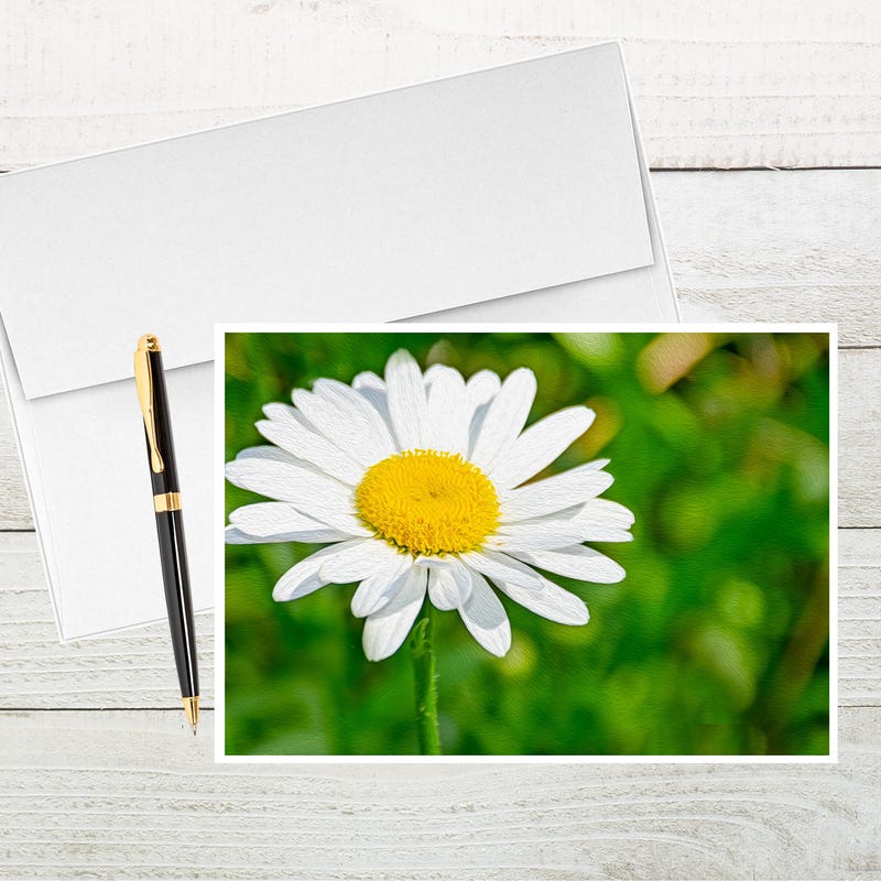 Daisy Note Cards - Etsy