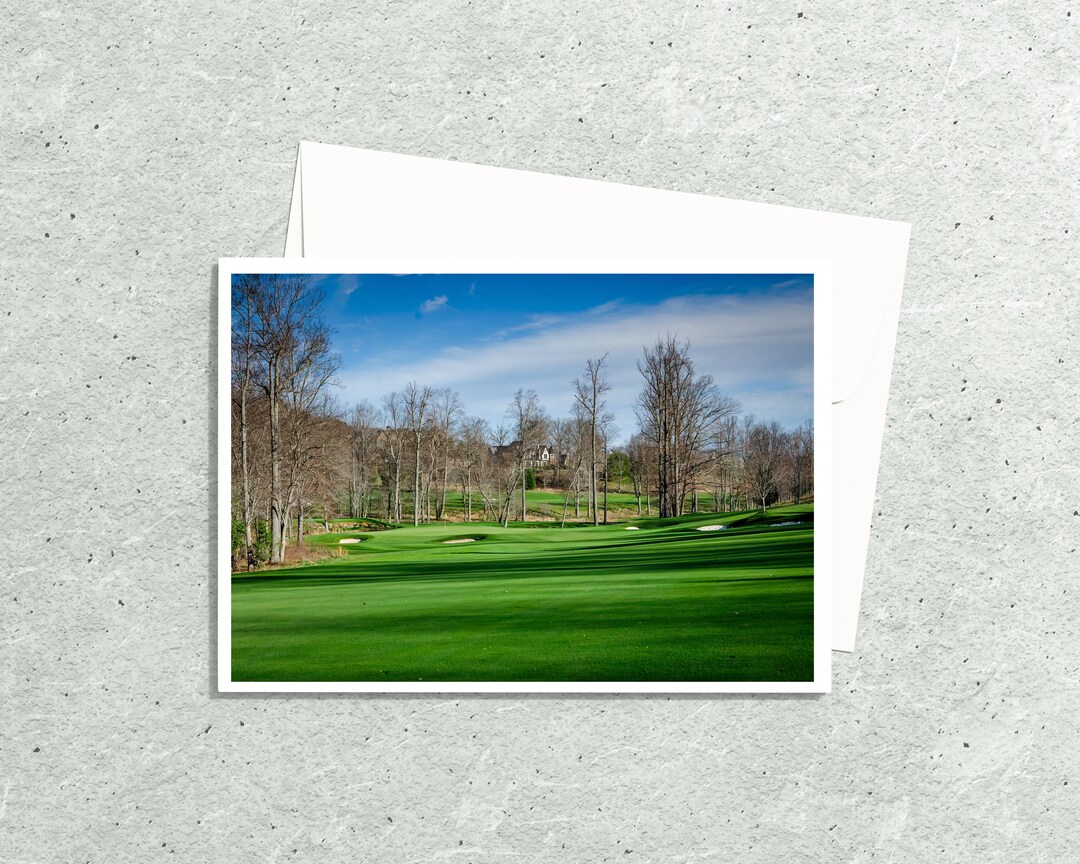 Golf Card, Golf Course Art, Photo Note Cards Handmade, Fine Art ...