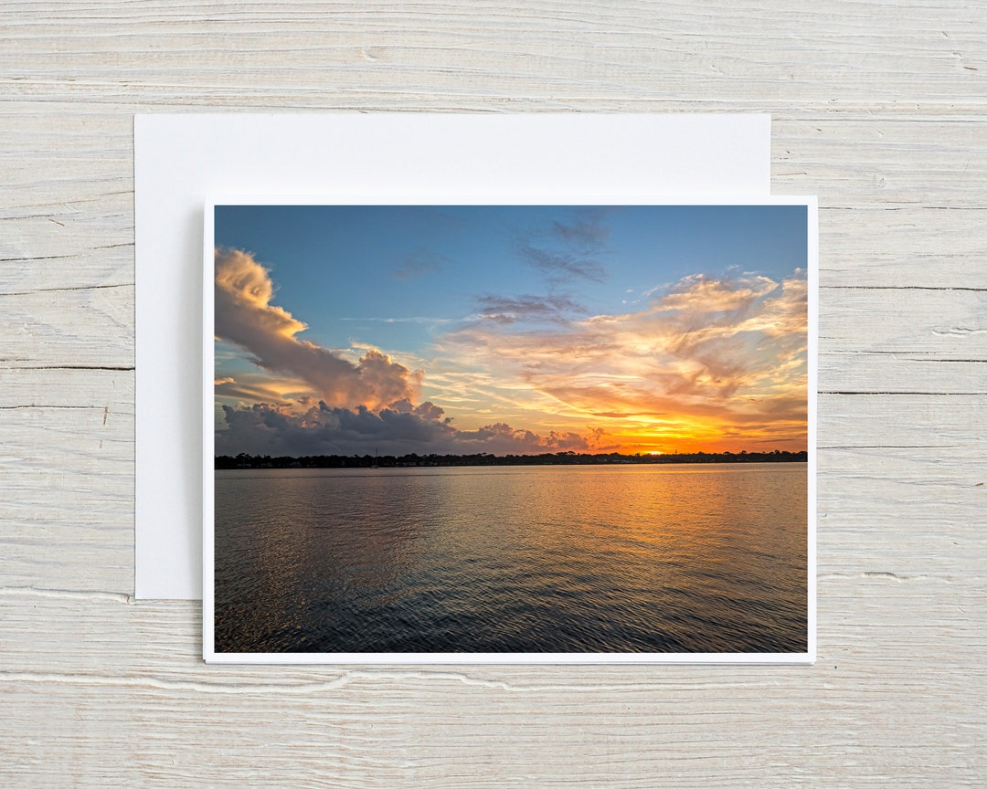 Sunset Art Photo Cards, Handmade Cards, Blank Notecards With Envelopes ...
