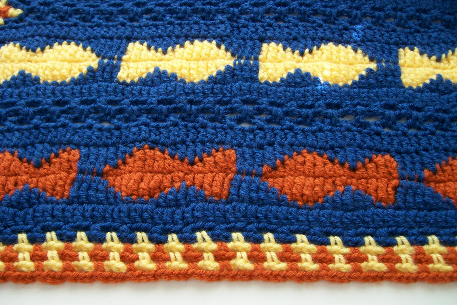 Baby Blanket, Crochet Baby Afghan, Fish Baby Blanket, Toddler Afghan ...