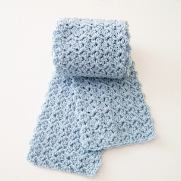 Blue Scarf - Etsy
