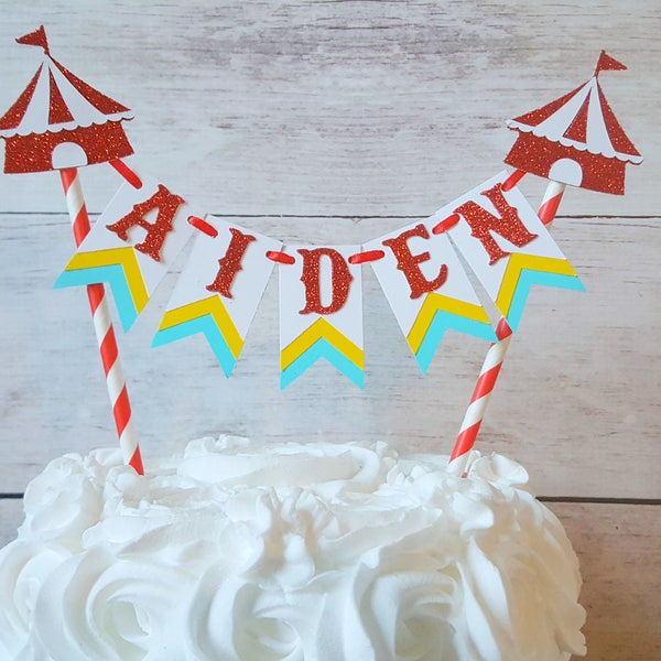 Circus Cake Toppers - Etsy