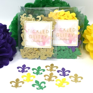 Mardi Gras Confetti. Mardi Gras Decorations, Mardi Gras Birthday Decor ...