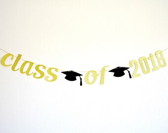 Class of 2018 Banner - Etsy