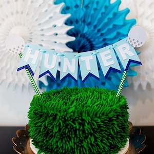 Golf Cake Topper. Personalized Golf Cake Topper. Golf Birthday ...