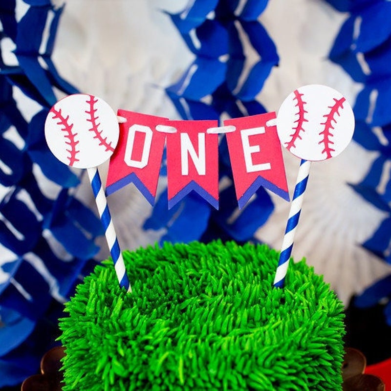 Baseball Cake Topper - Etsy