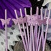 Lavender Glitter Butterfly Paper Straws, Party Decorations (12 Ct) - Etsy