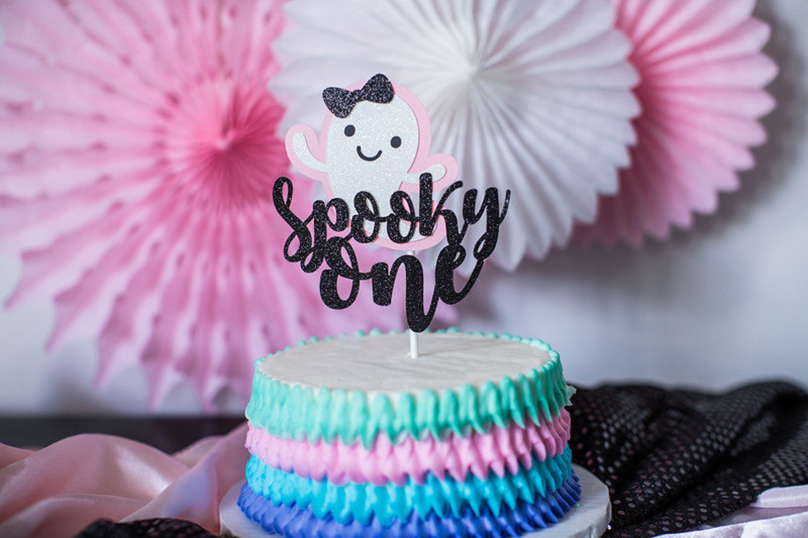 The Spooky One Birthday Decor. the Spooky One Cake Topper. | Etsy