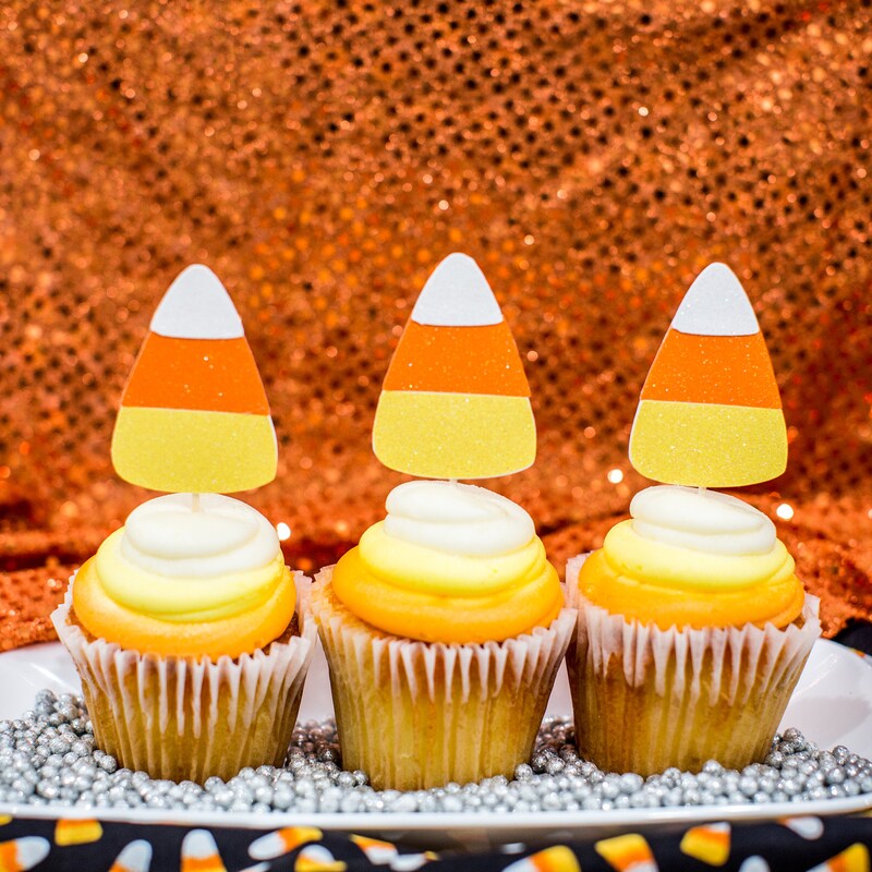 Candy Corn Picks - Etsy