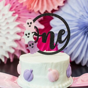 Spooky One 1st Birthday. Pink Halloween Birthday Decorations. Ghost ...