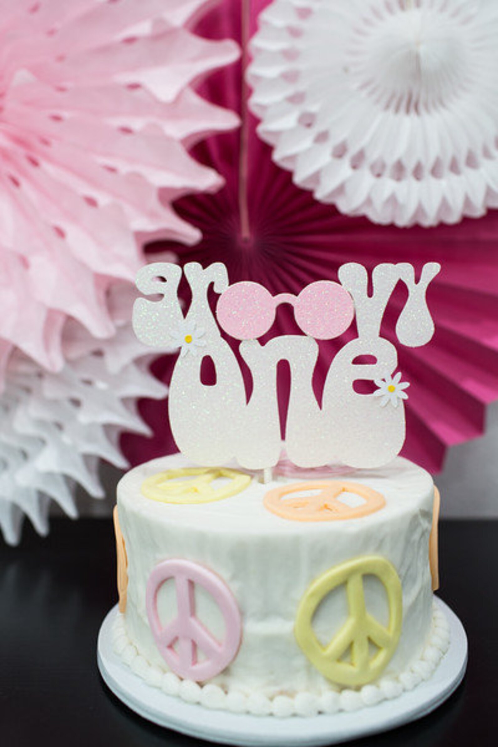 Groovy One 1st Birthday. Groovy One Cake Topper. Groovy One - Etsy
