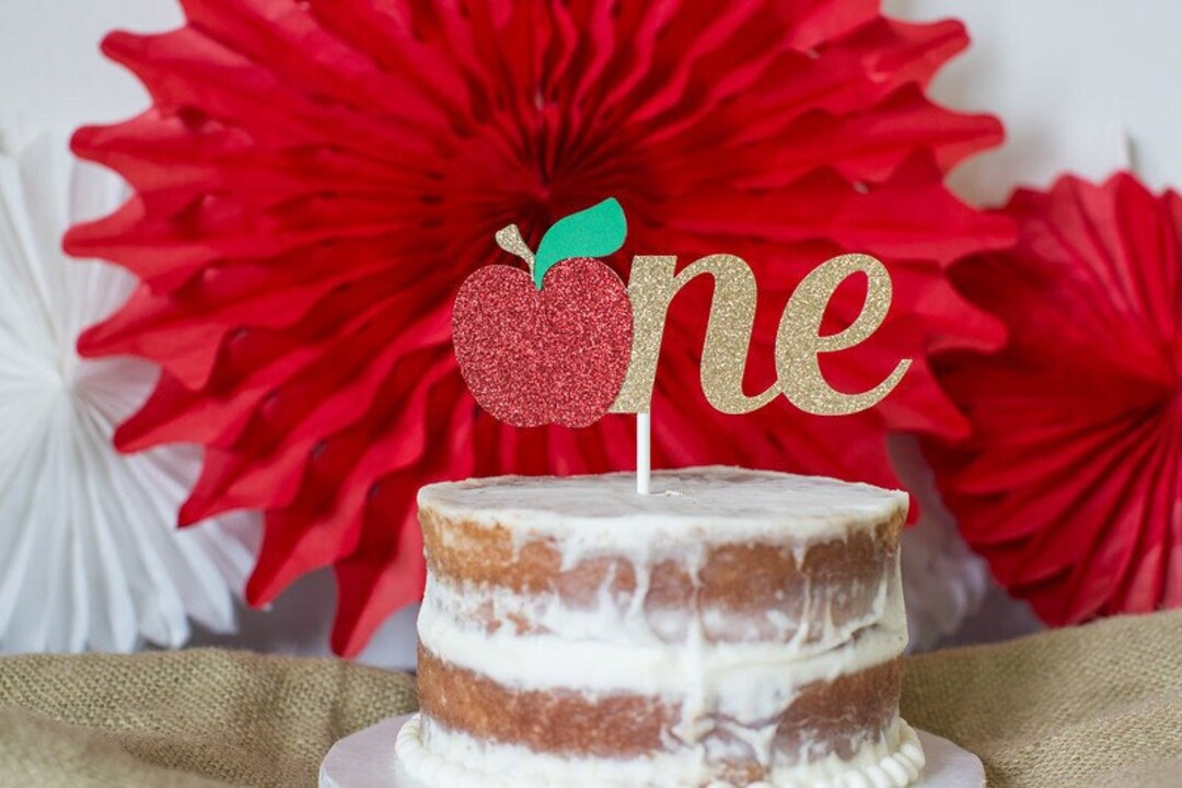Apple First Birthday Decorations. Apple of Our Eye First Birthday ...