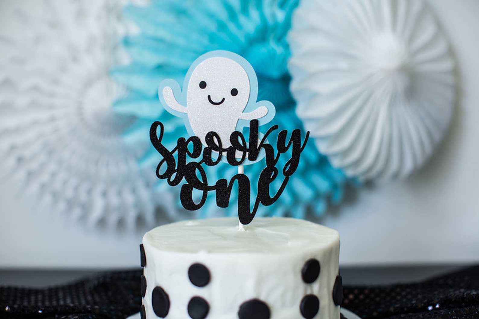 The Spooky One Cake Topper. Spooky One Party Decorations. | Etsy