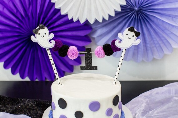 Ghost 1st Birthday. Little Boo Birthday. Lavender Ghost Decorations ...