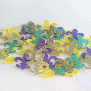 Mardi Gras Confetti. Mardi Gras Decorations, Mardi Gras Birthday Decor ...