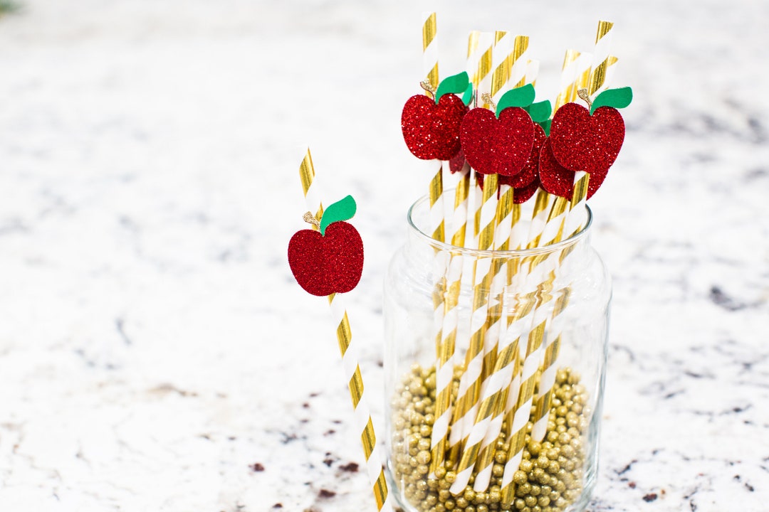 Apple Party Straws. Apple of My Eye. Apple Party Decorations. Apple of ...