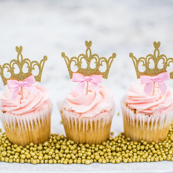 Crown Cupcake Topper - Etsy