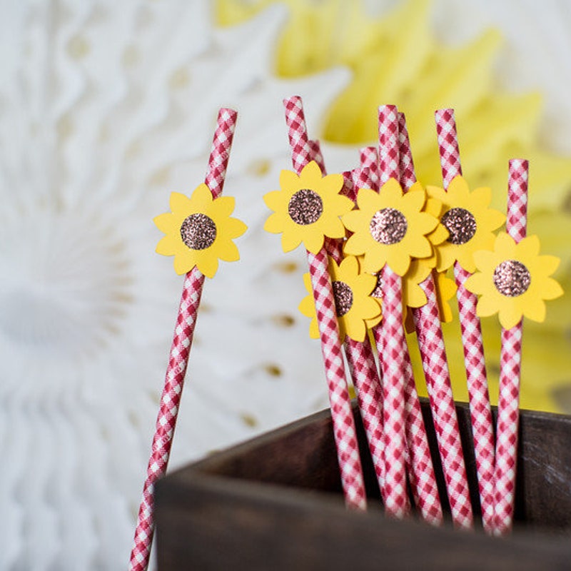 Sunflower Straw - Etsy