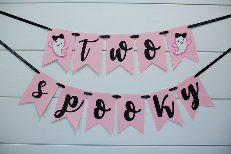 Two Spooky Birthday. Halloween 2nd Birthday. Two Spooky - Etsy