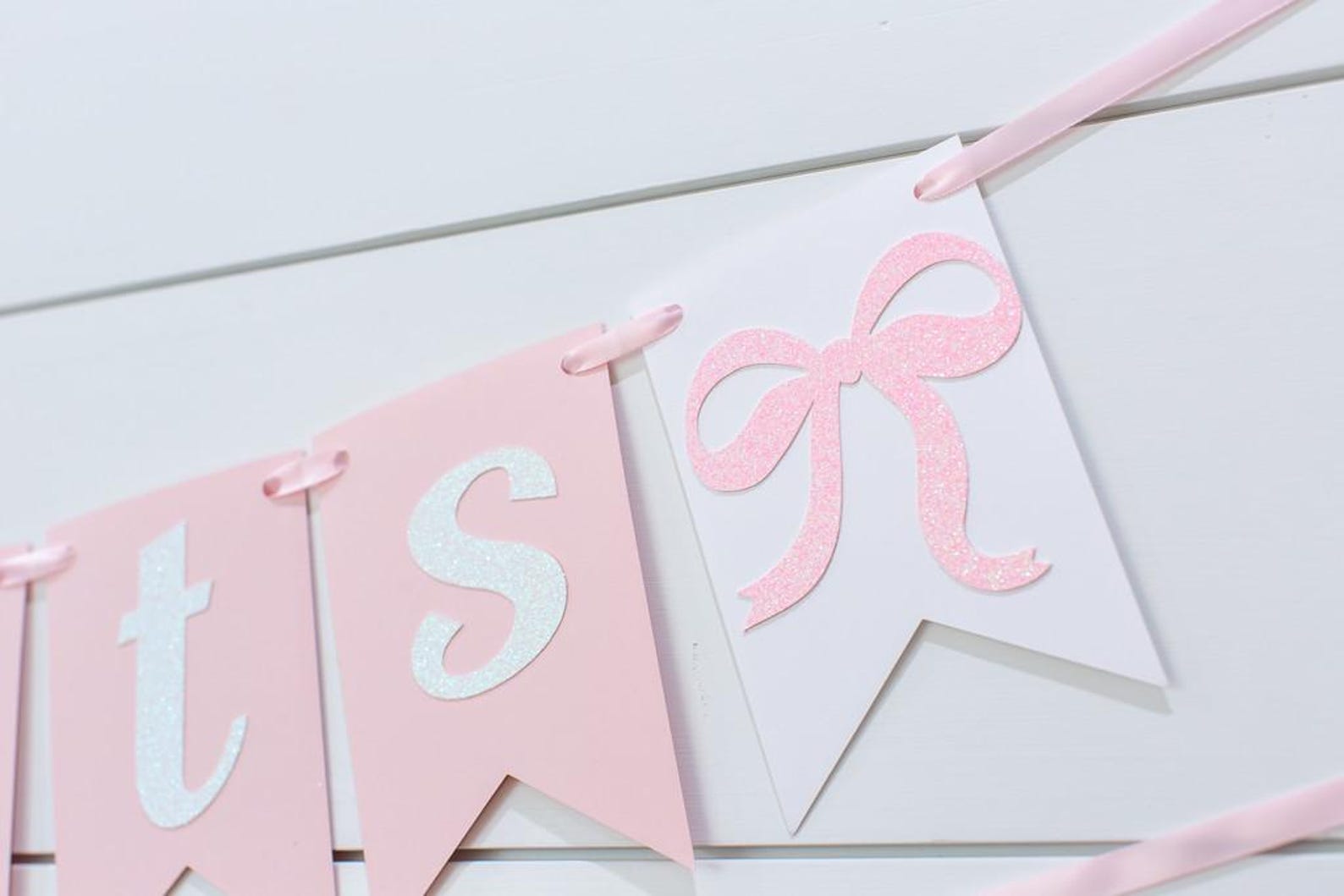 Pink Graduation Banner: Congrats Grad, Bow Decoration - Etsy