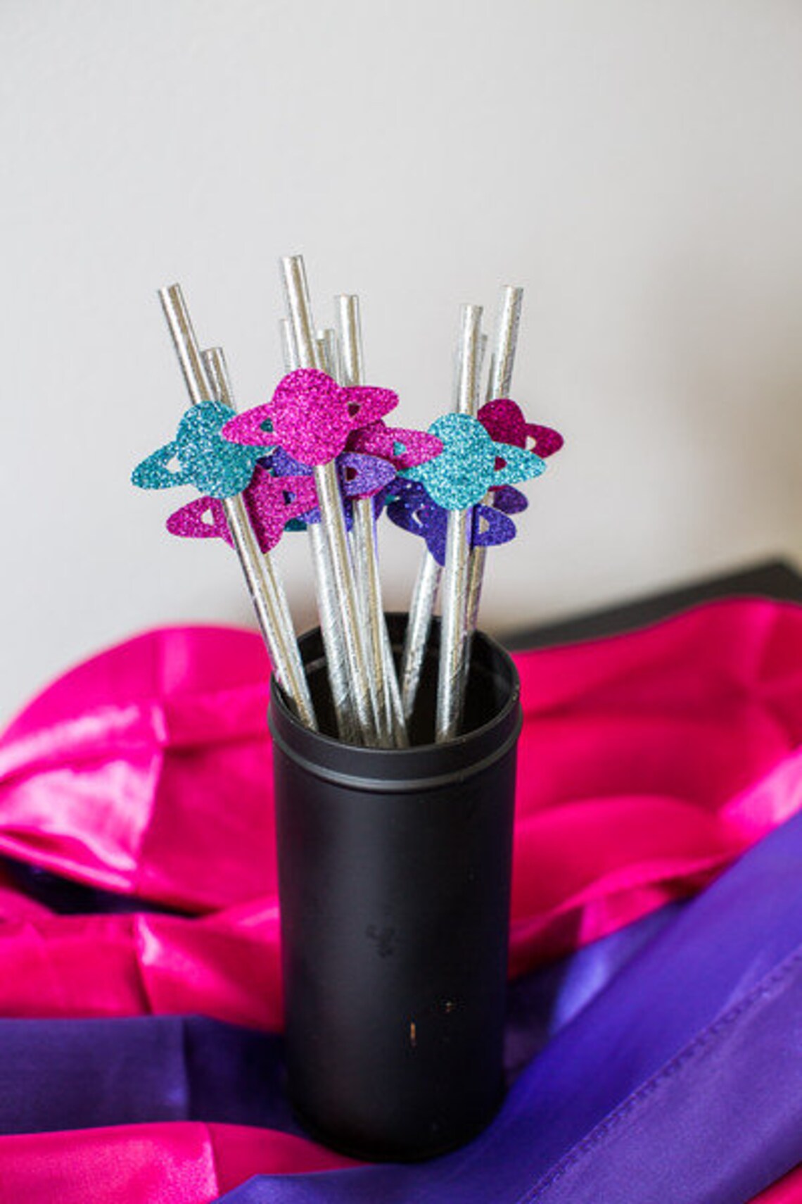 Space Party Decorations. Space Straws. Galaxy Party Decor. | Etsy