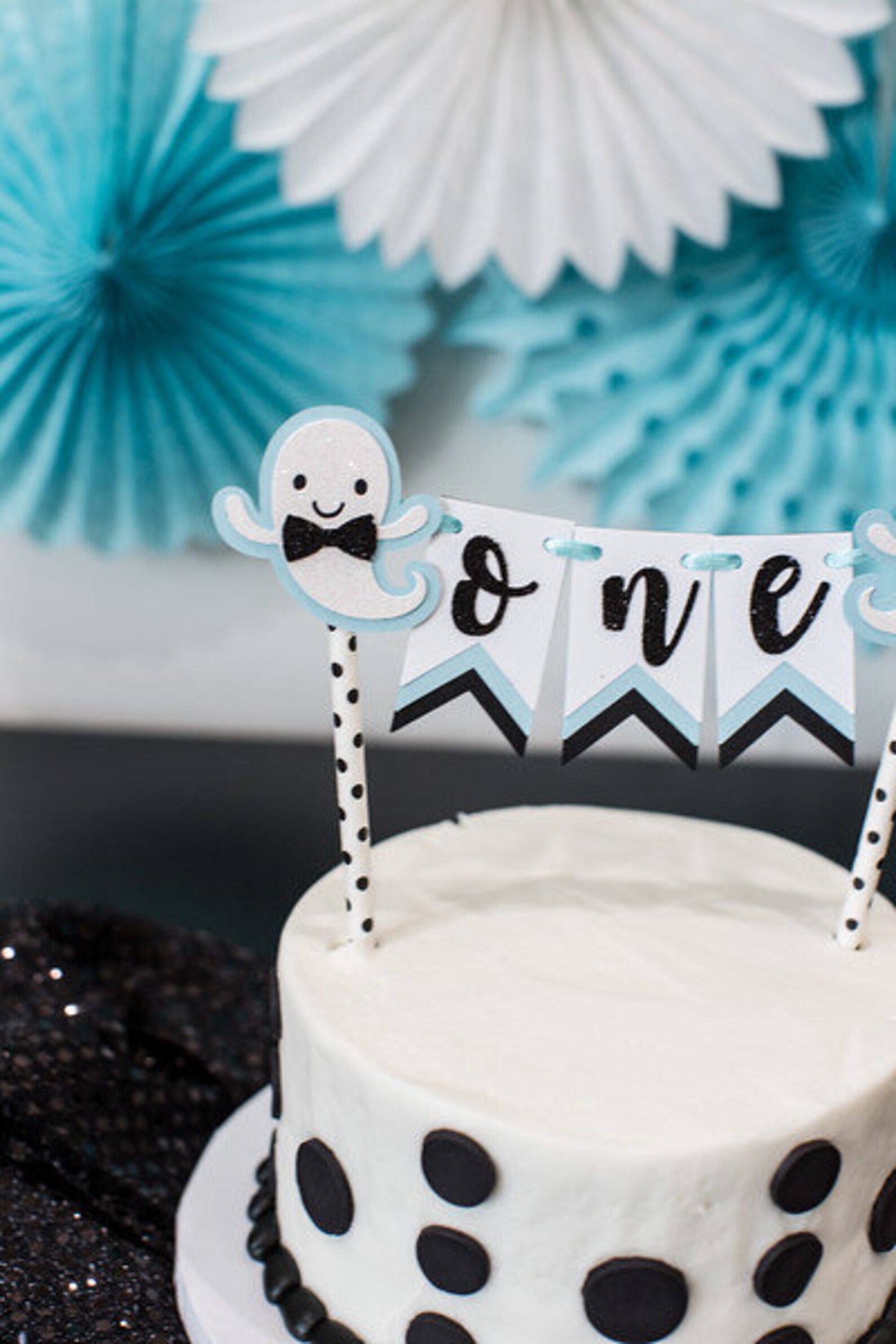 Ghost Birthday Cake Topper. Ghost Birthday for Boy. Ghost 1st - Etsy