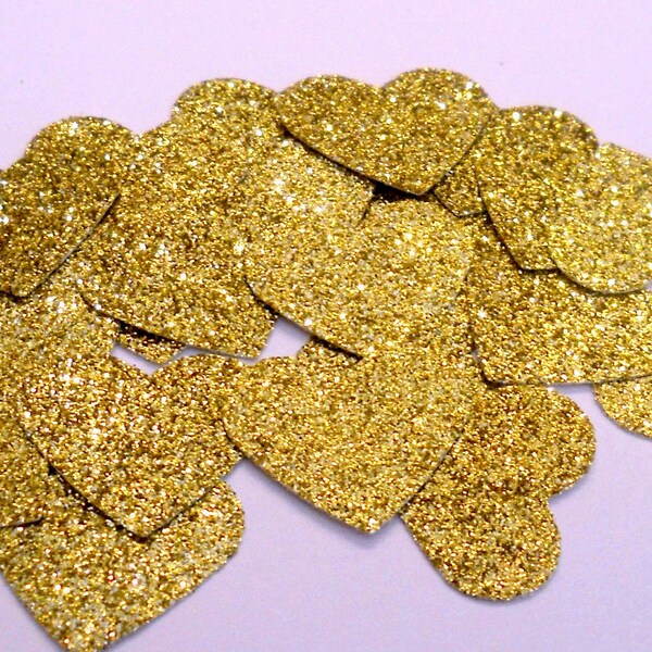 Gold Heart Confetti - Etsy