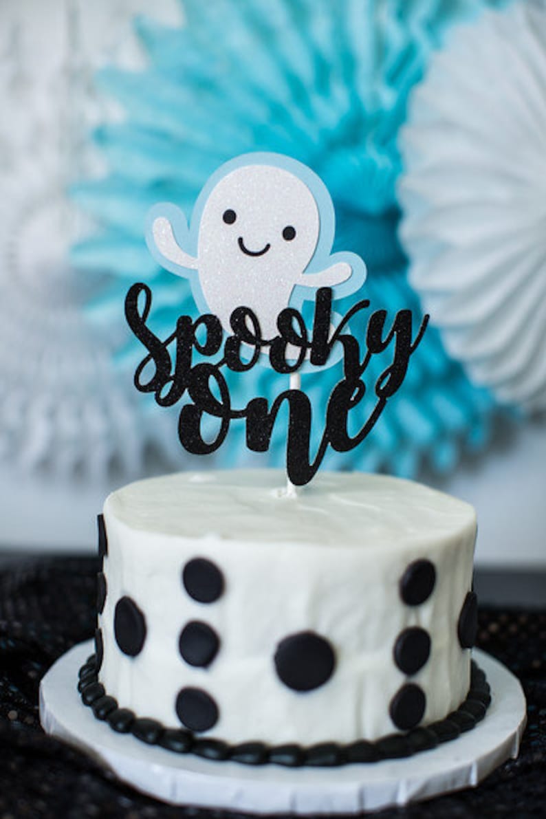 The Spooky One Cake Topper. Spooky One Party Decorations. | Etsy
