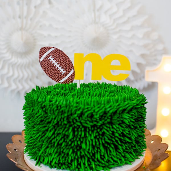 First Year Down Football Birthday - Etsy