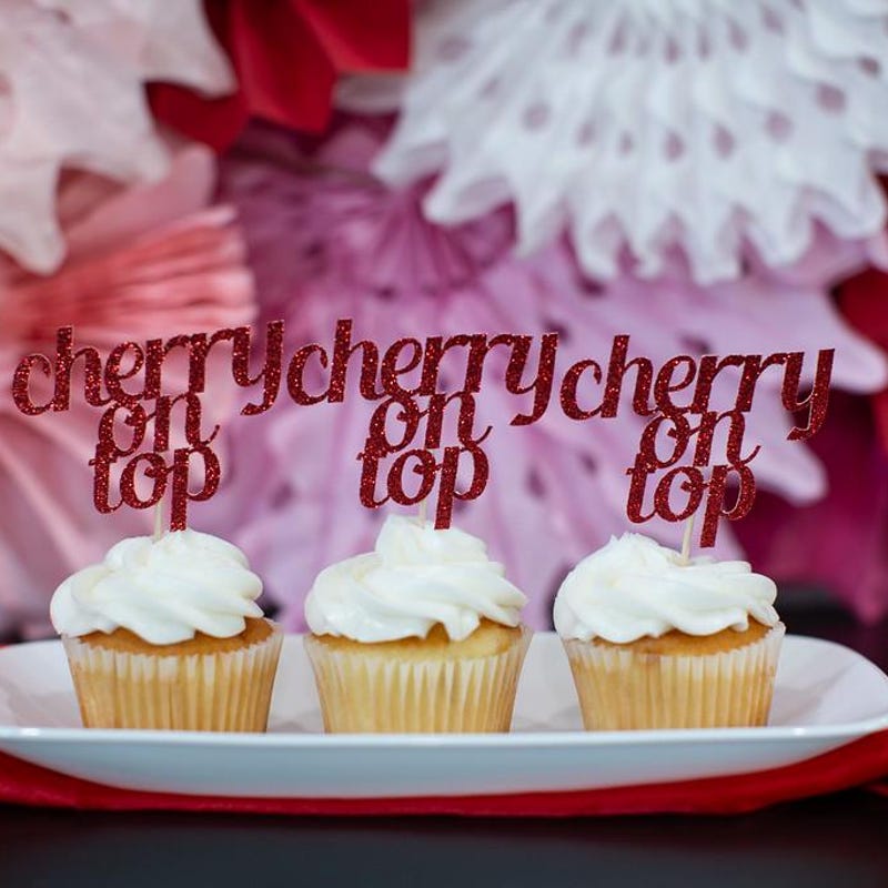 Cherry Red Toppers - Etsy