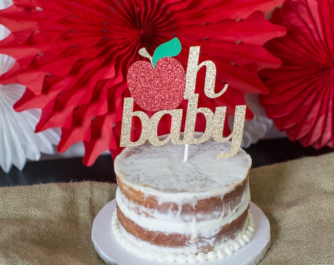 APPLE CAKE TOPPER - Etsy
