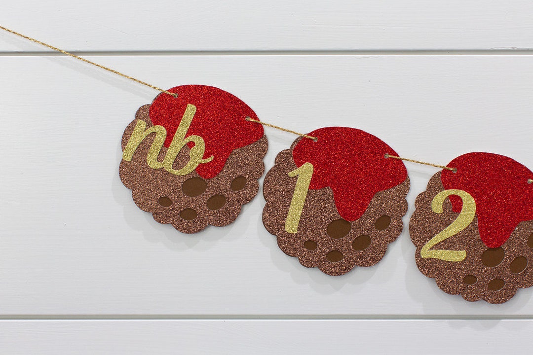 Little Meatball First Birthday. Little Meatball 12 Month Photo Banner ...